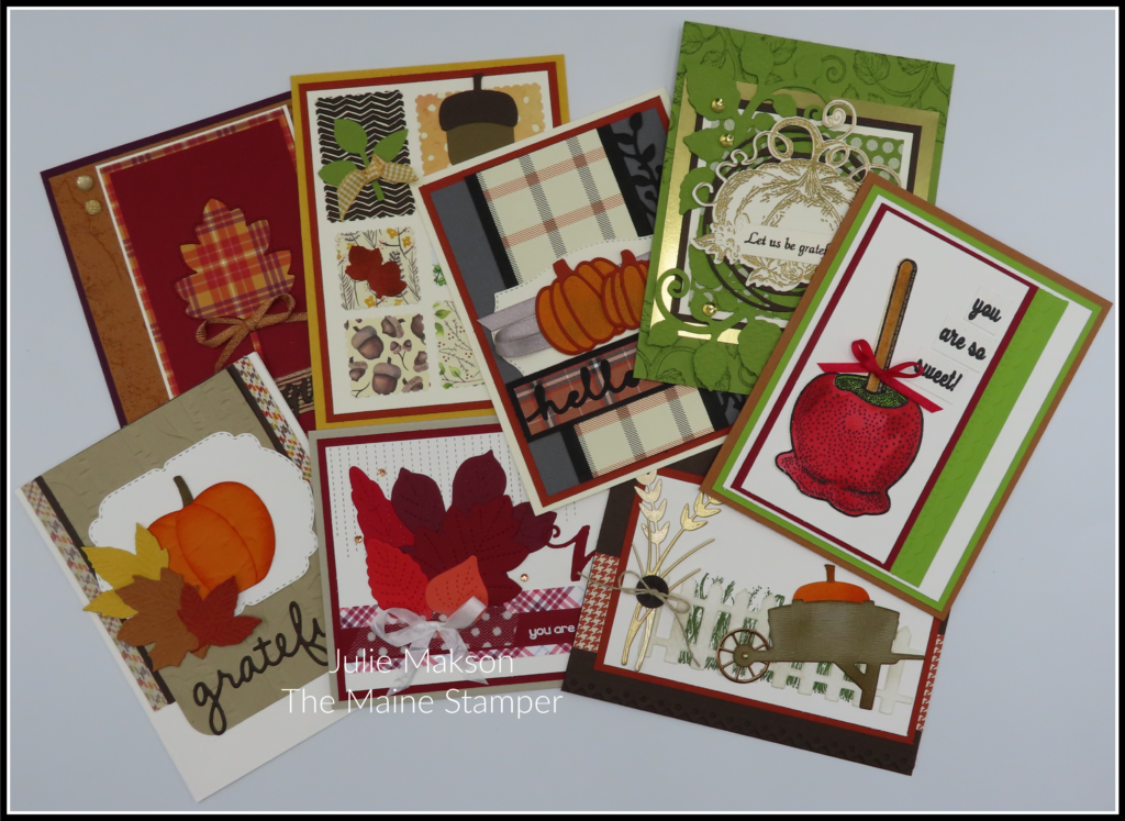Fall Card Making Kit In The Mail Sign Up Form - The Maine Stamper