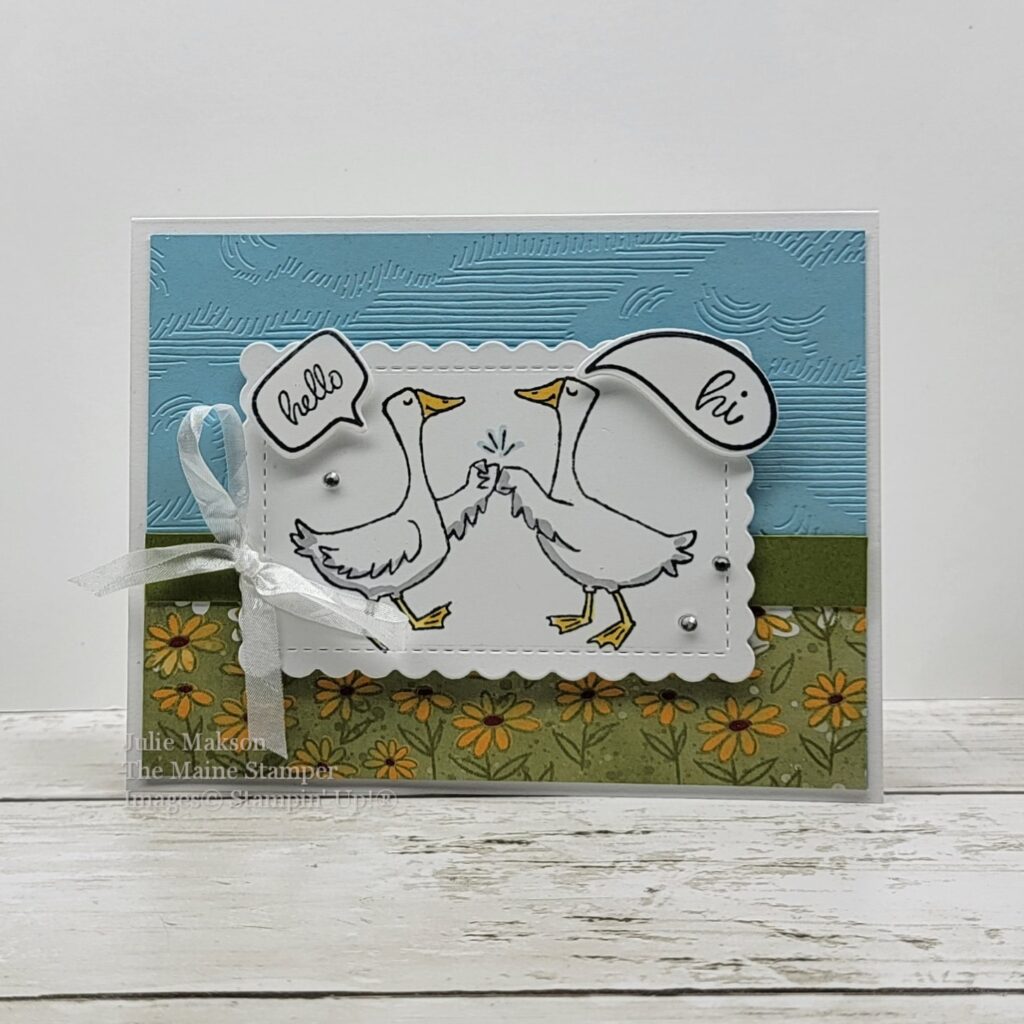 Silly Goose Hello Card - Page The Maine Stamper