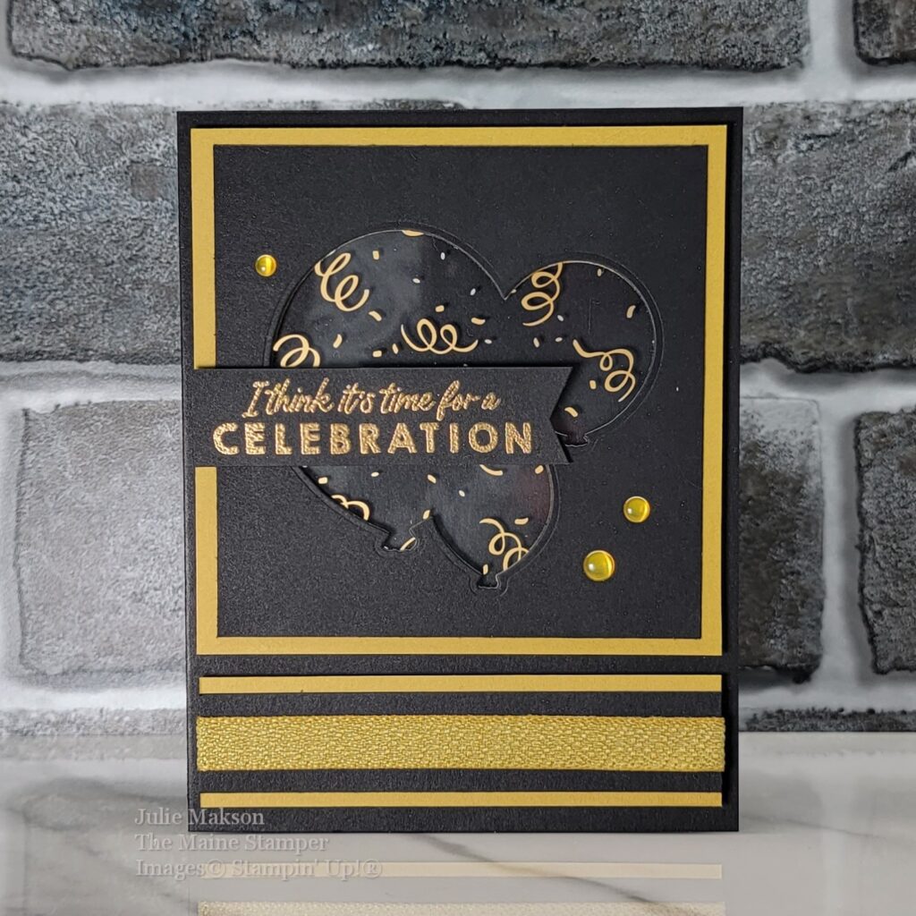 Beautiful Balloons Celebration Card - Page The Maine Stamper